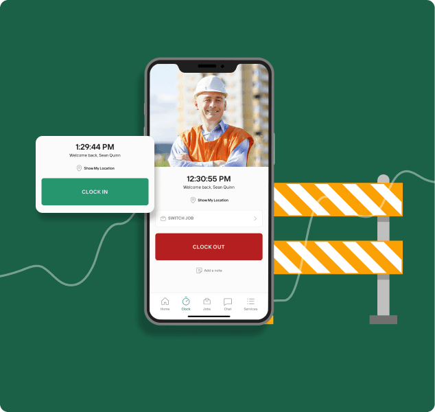 Mobile Timesheets App | Clock In with Ease on iOS and Android | Timesheet Software for Modern ...