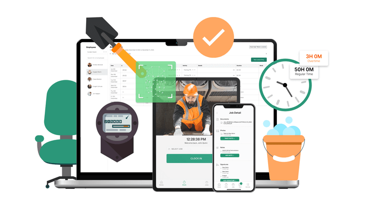 How TimeKeeper Works | Mobile App, Kiosk, GPS, and More | Timesheet ...
